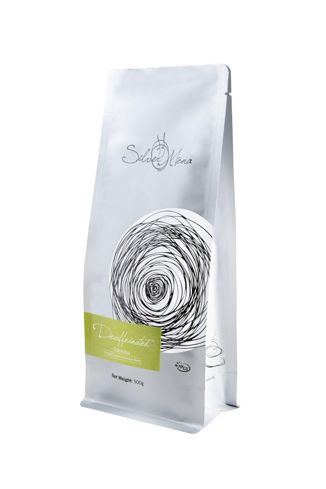 Silver Mona - Decaffeinated Colombia (500g) — Hiang Kie Coffee Group ...